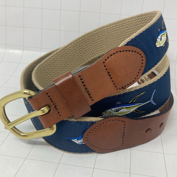 Vintage | Accessories | Vintage 9s Nwot 38 Fish Belt Boat Yacht Club ...